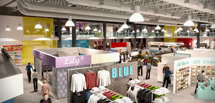 Flythrough video unveils how Warrington’s temporary Market will look ...