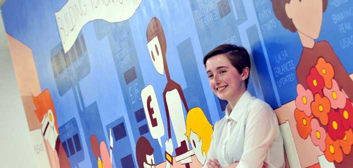 Barclays set Priestley student Poppy a tall order