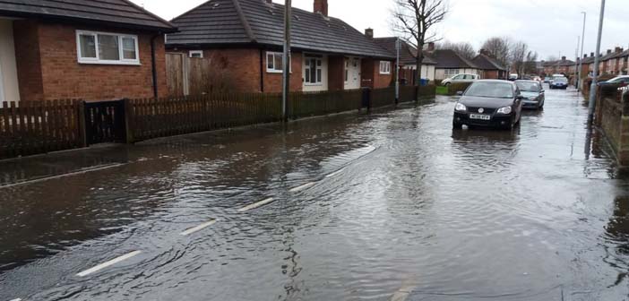 Warrington flood warnings in place