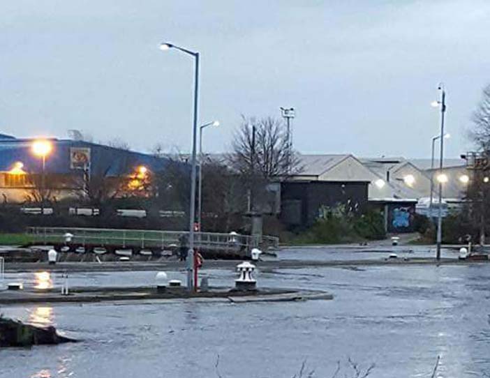 Warrington flood warnings in place