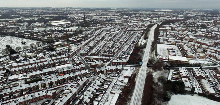 Snow forecast for Warrington with icy conditions until mid-March