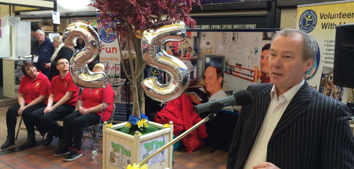 Surprise party for WDP founder Dave Thompson