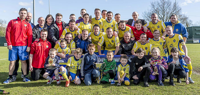 Warrington Town celebrating more success!