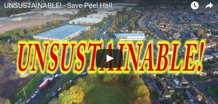 Eye in sky shows Peel Hall plan is unsustainable