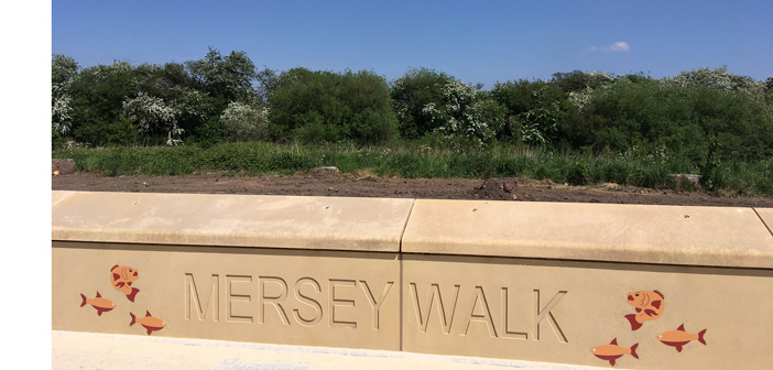 Young artists bring Mersey flood defences to life