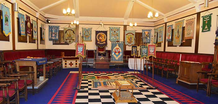 Mayor visits Warrington Masonic Hall for the return of Elias Ashmole ...