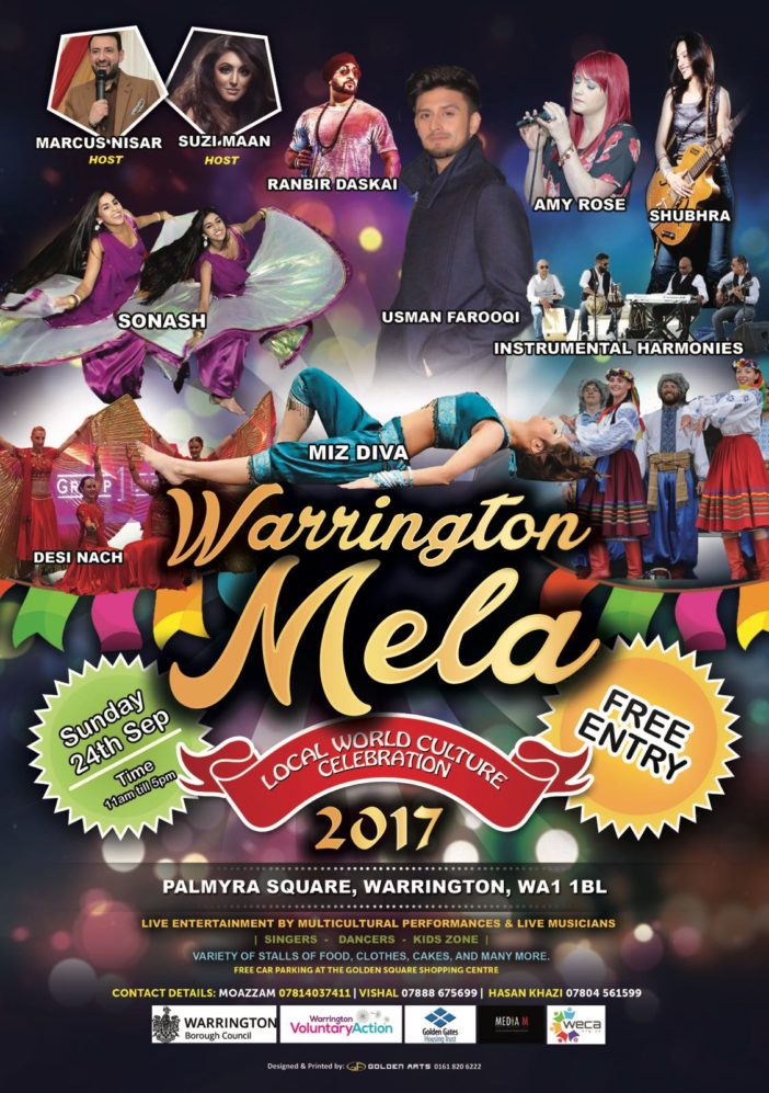 All set for Warrington's "biggest and best" Mela