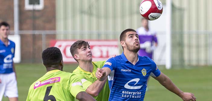 Sub Sanogo hits the winner for Warrington Town