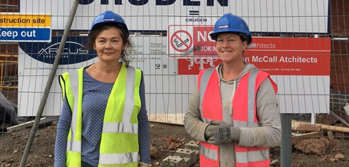 Work experience women land jobs on housing development