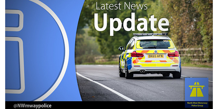 M6 closed near Lymm following collision between lorry and car