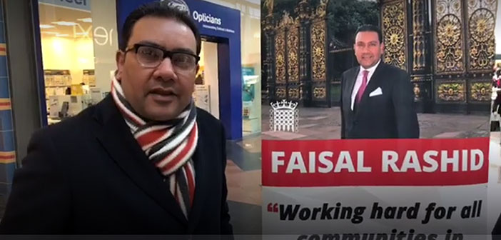 Faisal Rashid says life as an MP is a "steep learning curve"