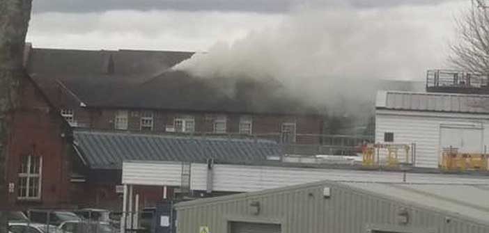 Fire breaks out at Warrington Hospital