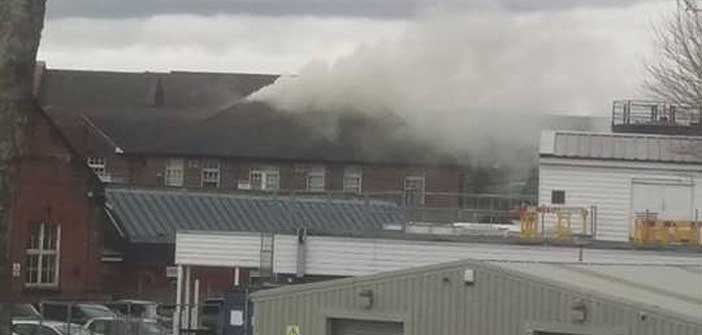 Fire breaks out at Warrington Hospital
