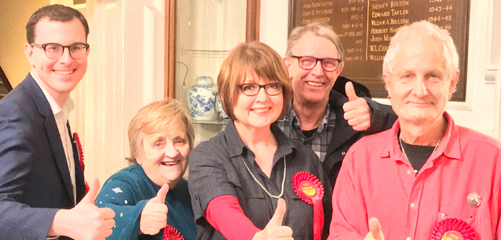 Labour celebrate after election victory