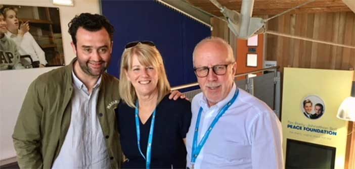 Actor inspired to visit Peace Centre to meet Colin Parry