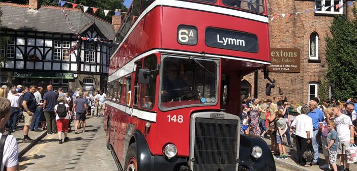Spitfire takes to the skies at Lymm Historic Transport Day