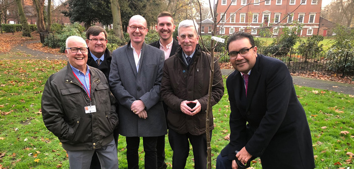 MP plants trees for Queen's canopy initiative