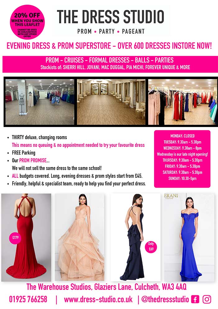 Business is booming at The Dress Studio - Warrington Worldwide