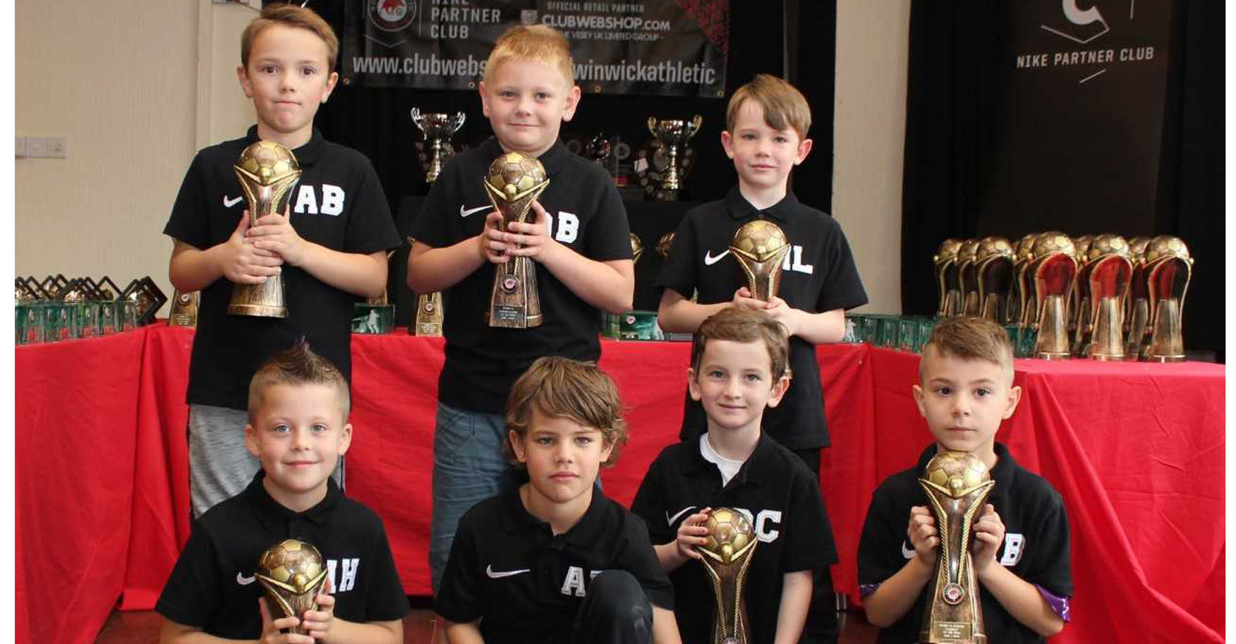 Winwick Wolves celebrate first season