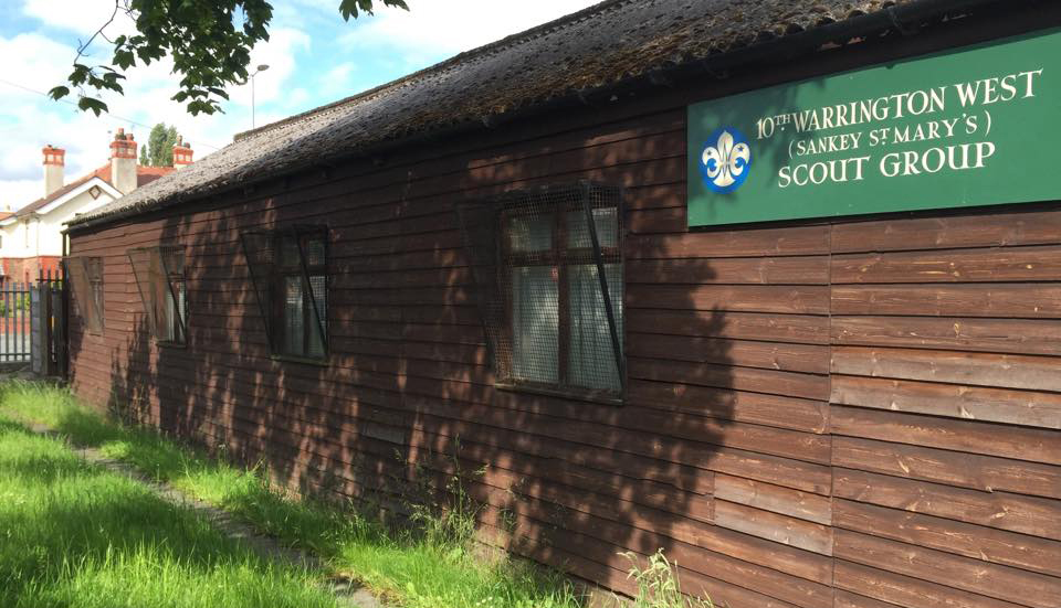 "Join us for a cuppa - and help save our scout hut"