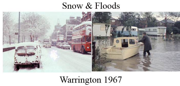 Snow and flooding - Warrington's weather in 1967