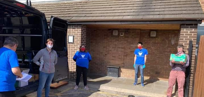 Helping Hands group deliver 350 packages to support vulnerable people