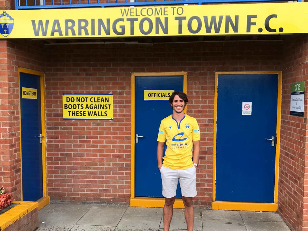 Warrington Town make first summer signing