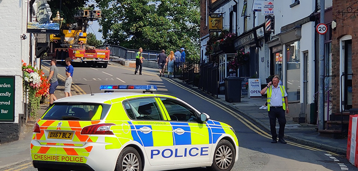 Lymm village centre blocked as lorry gets stuck on bridge - Warrington ...
