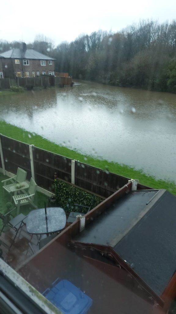 Warrington floods in pictures as snow arrives in town!