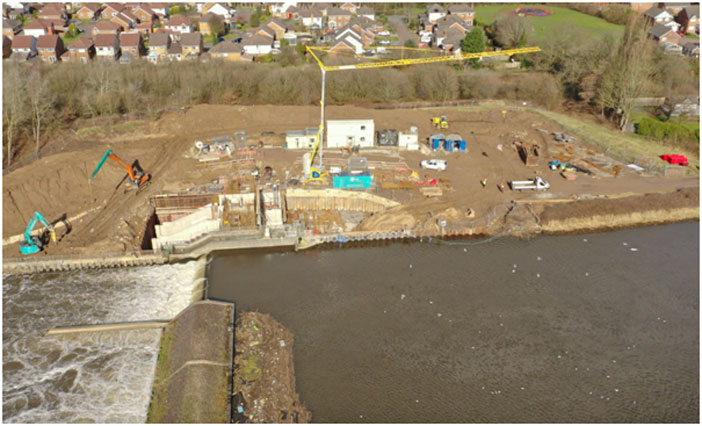 Work progressing well on Hydropower installation at Woolston Weir ...