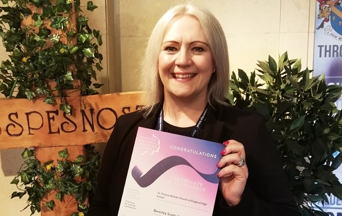 National award for Warrington headteacher