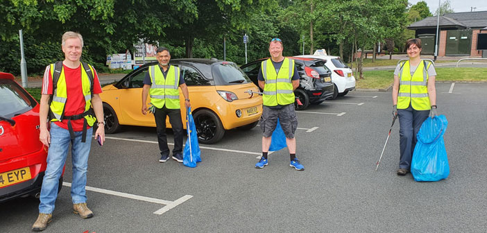 Litter picking heroes break new record collecting over 300 bags of rubbish