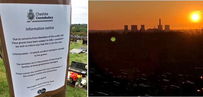 Graves damaged at Fox Covert cemetery by vehicle accident - not acts of ...