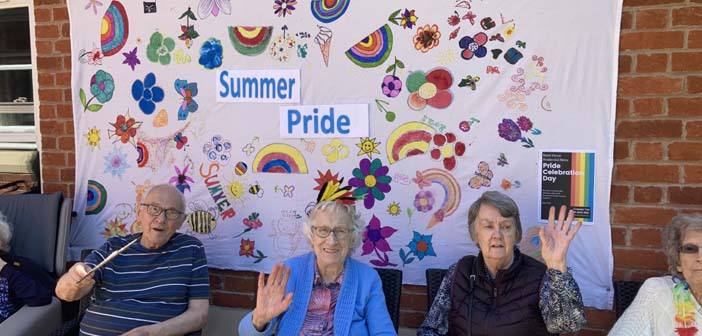 Inflatable nightclub takes centre stage as care home residents ...