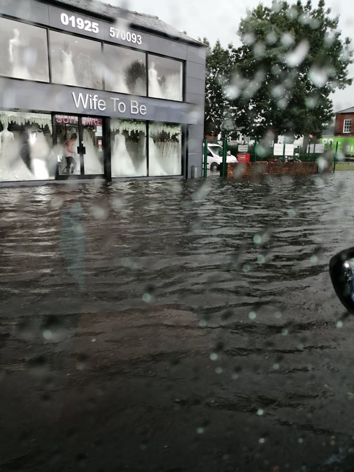 Homes struck by lightning and roads flooded as thunderstorms and rain ...