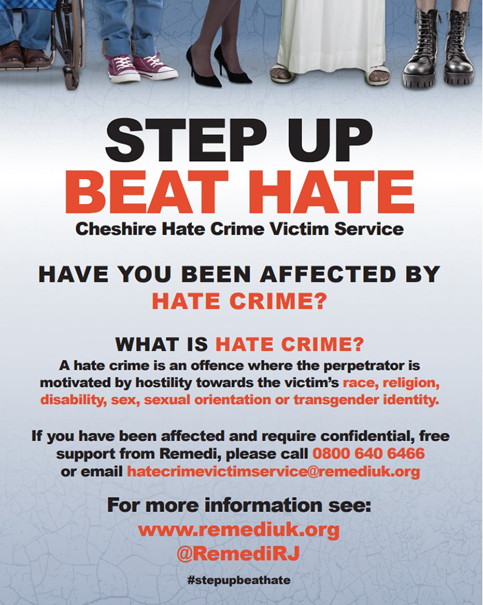 New hate crime support system launched - Warrington Worldwide