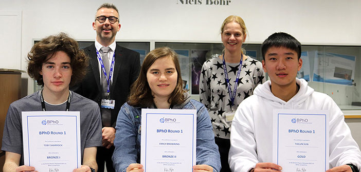 Olympiad Gold for Priestley physicist