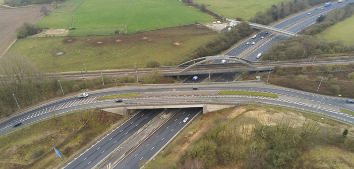 Lane closures looming on M56 as work starts on replacing link bridge