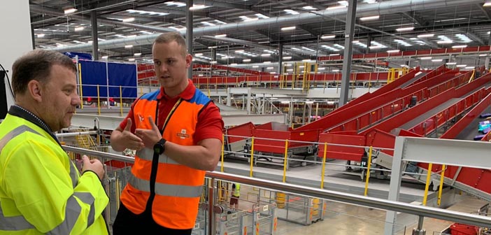 MP opens huge new Royal Mail sorting centre which can process more than ...