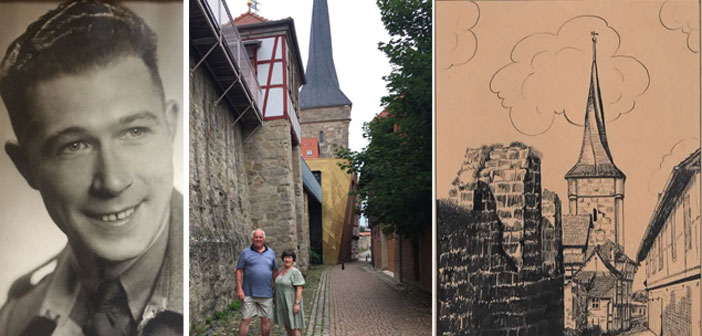 Family heirlooms spark trip down memory lane in footsteps of D-Day veteran