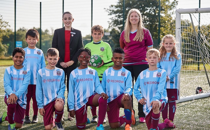 New kit for under-10s football team