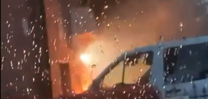 Restaurant evacuated as wheelie bin fire spreads to building ...