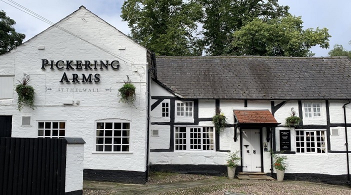 Gardens re-modelled at historic Pickering Arms pub