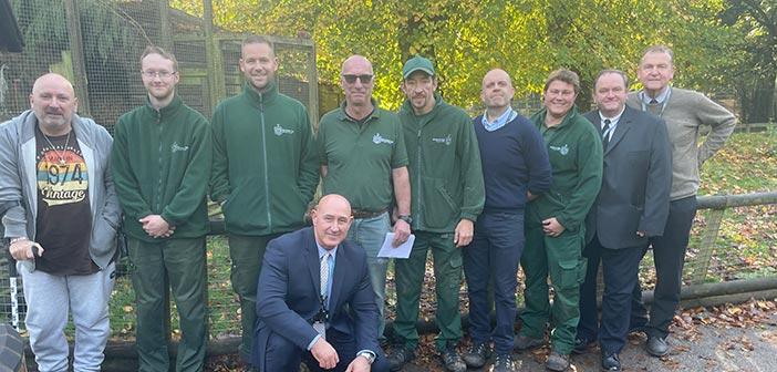 Zoo ranger honoured with special plaque after celebrating 40th work ...