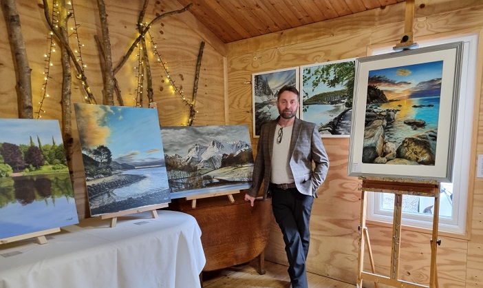 Self-taught artist Sean paints his way to success