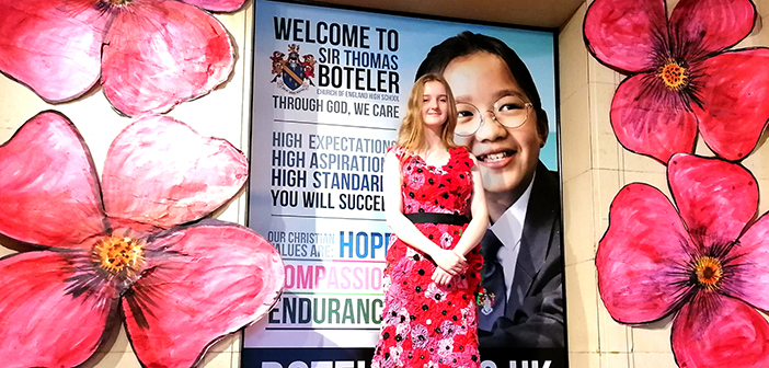 Sir Thomas Boteler C of E School stage "stunning" Remembrance Service