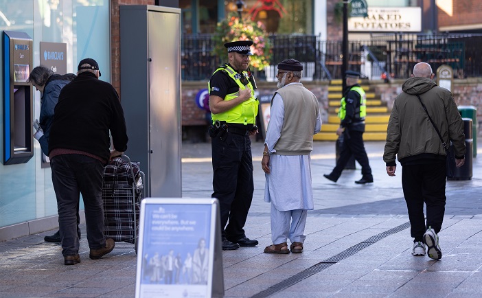 Police target Warrington in pre-Christmas security drive
