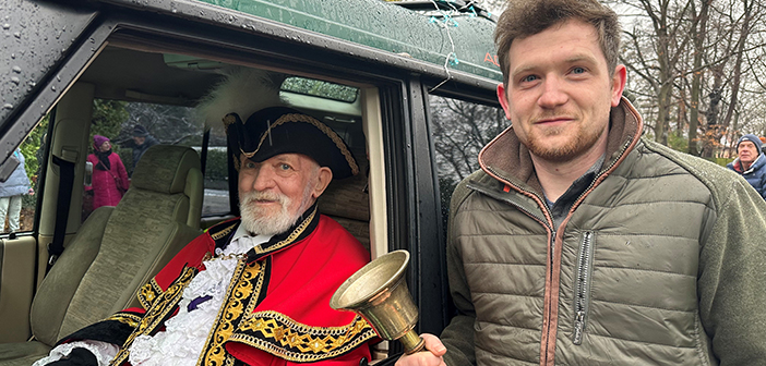 Dickens of a day as Town Crier made Honorary Freeman of Lymm