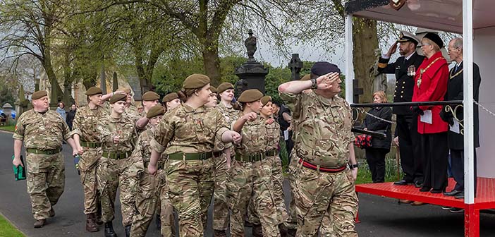 Warrington remembers Anzac Day as Mayor lays wreath
