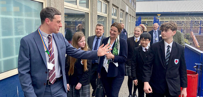 Secretary of State for Education visits Penketh High School to see how ...